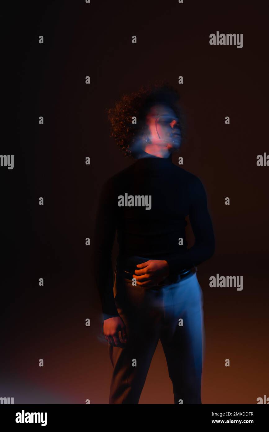 Man blur face hi-res stock photography and images - Alamy