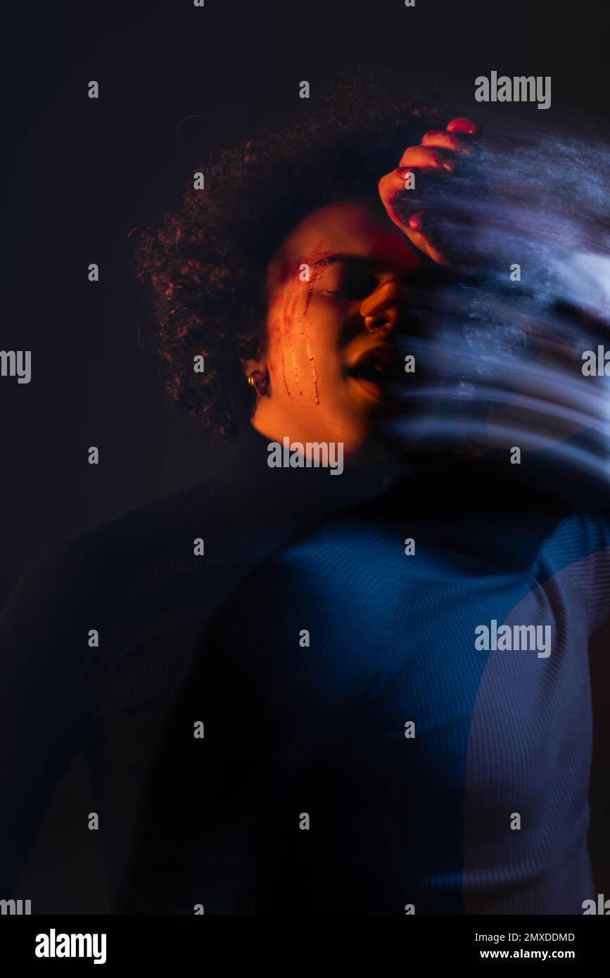 Hand near nose hi-res stock photography and images - Alamy