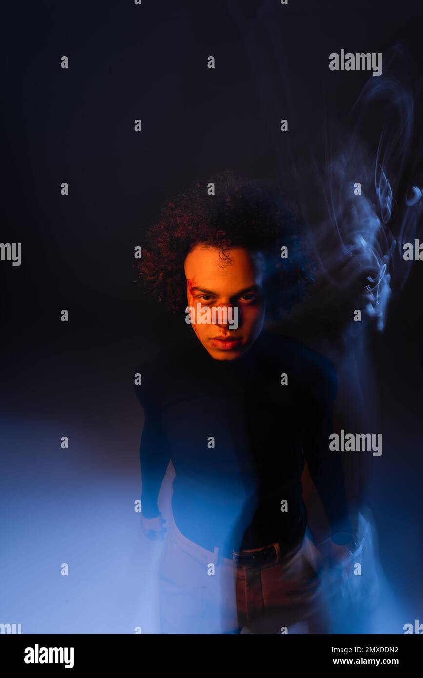 Bloody face hi-res stock photography and images - Alamy