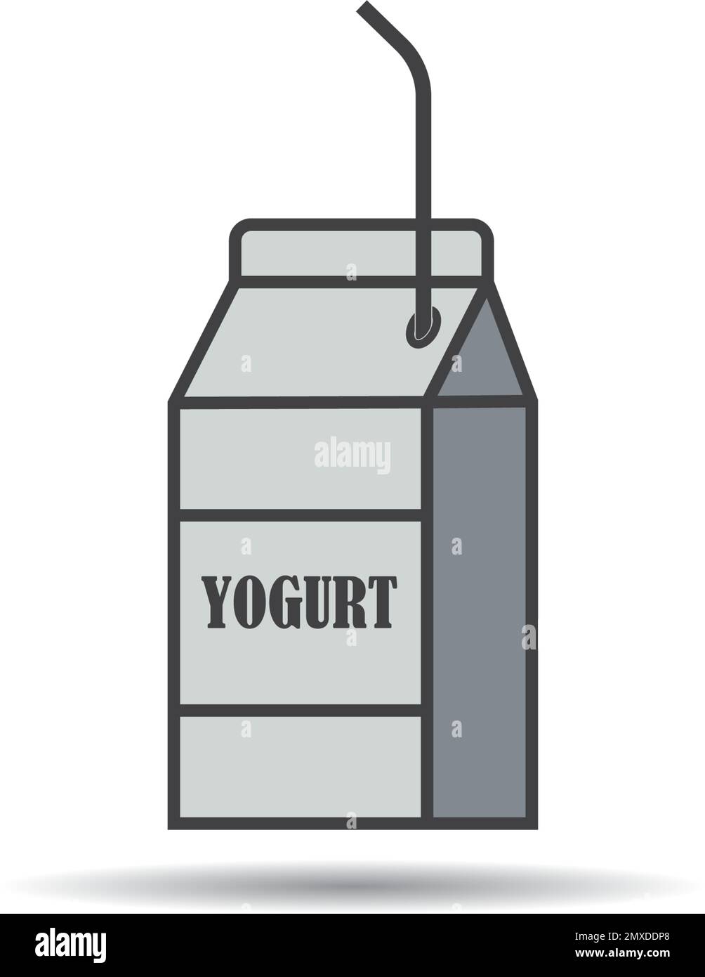 Yogurt with spoon icon vector design template Stock Vector Image & Art ...