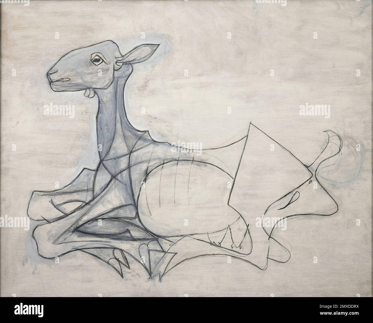 The goat (La chèvre). Museum: Musée Picasso, Antibes Stock Photo - Alamy