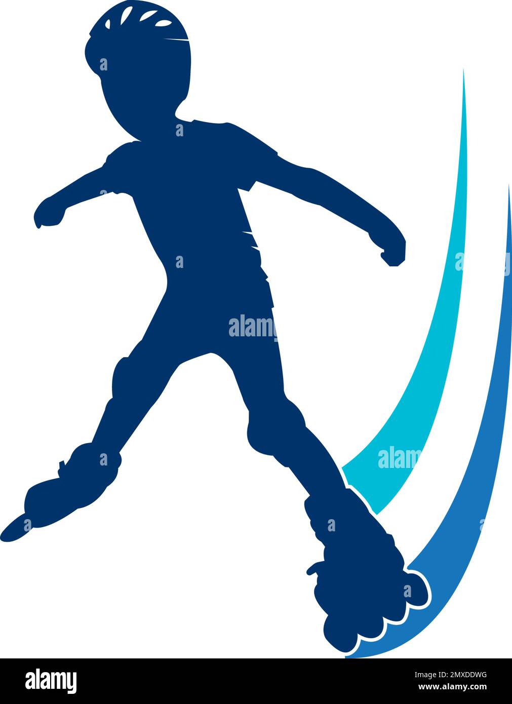 skate logo vector illustration design template Stock Vector Image & Art ...