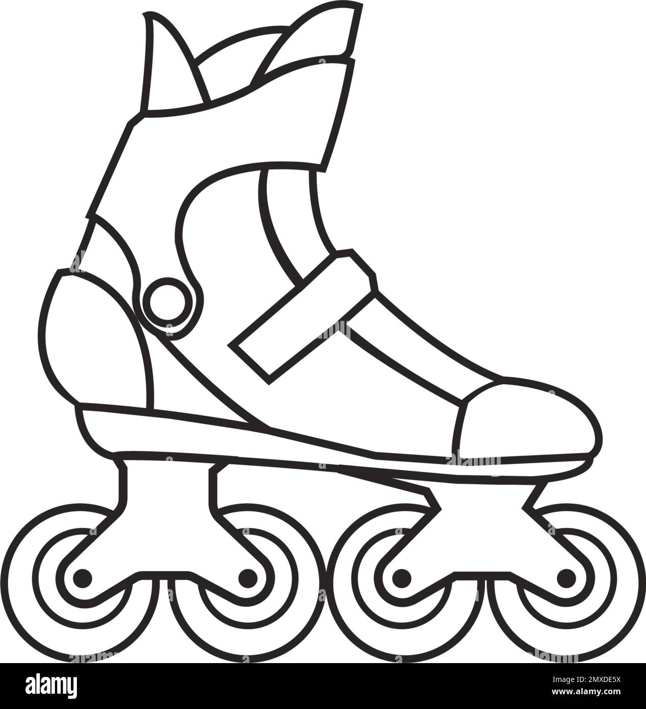 Roller Skating Coloring Pages