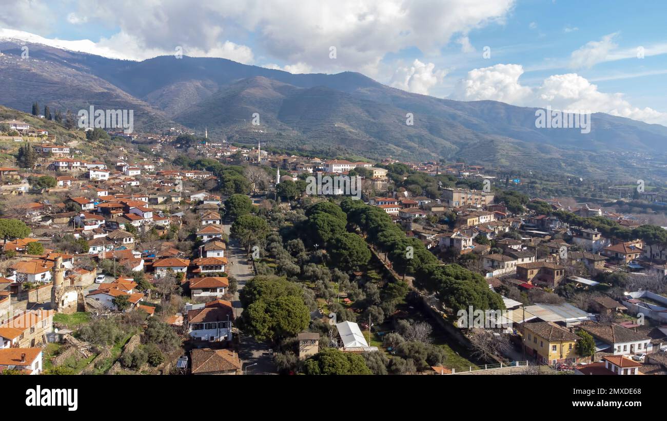 Architecture stone buildings, traditional Turkish village houses in ...