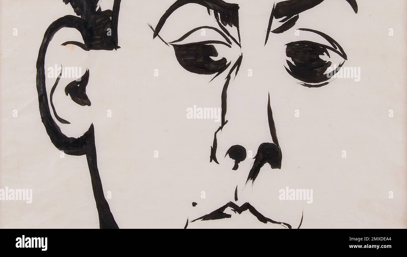 Self-Portrait. Museum: © Man Ray Trust Stock Photo - Alamy