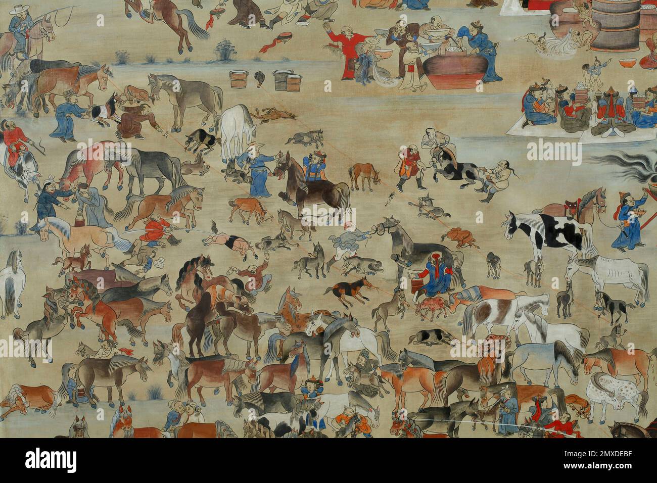 One day in mongolia sharav hi-res stock photography and images - Alamy