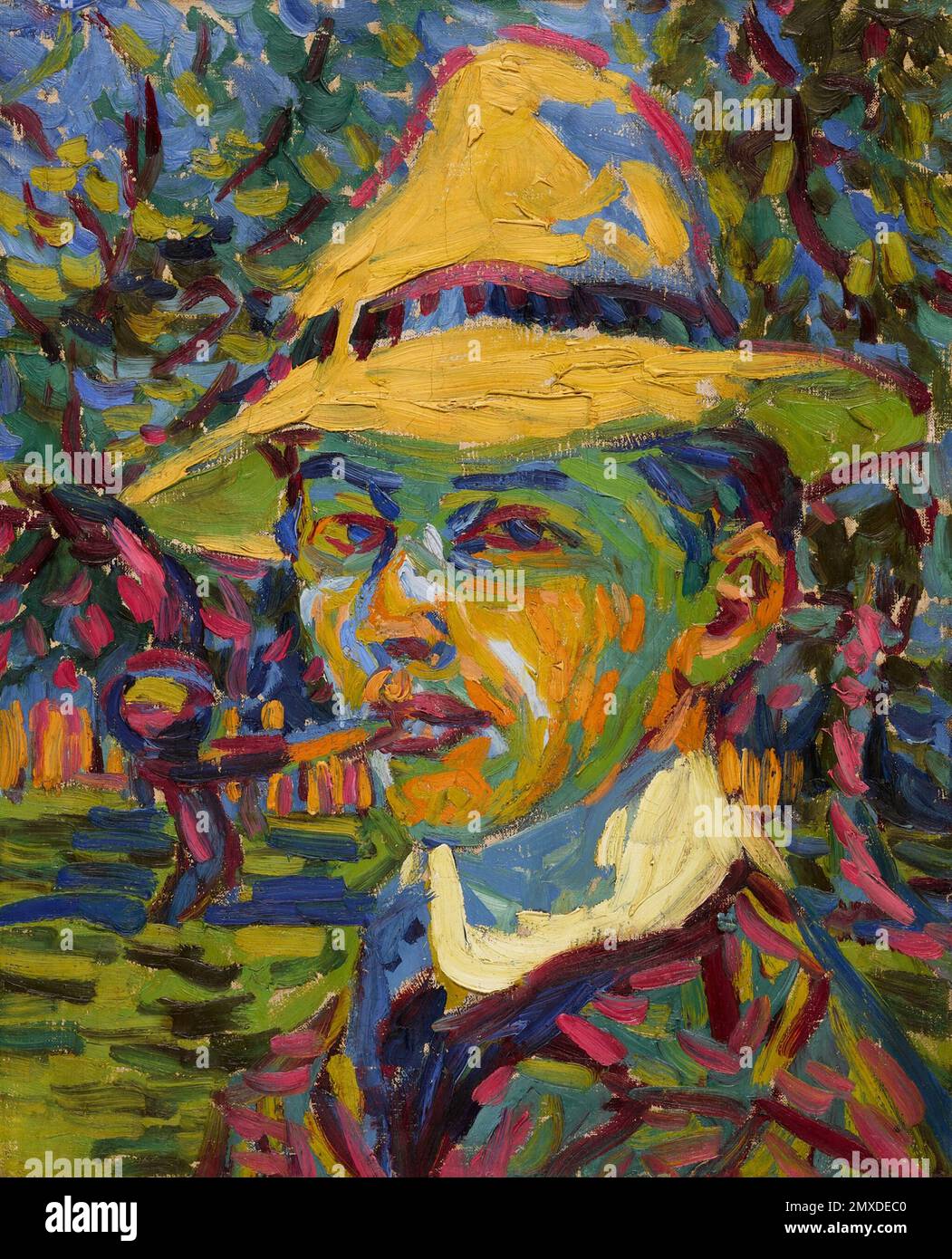 Self-Portrait with a Pipe. Museum: PRIVATE COLLECTION. Author: ERNST ...