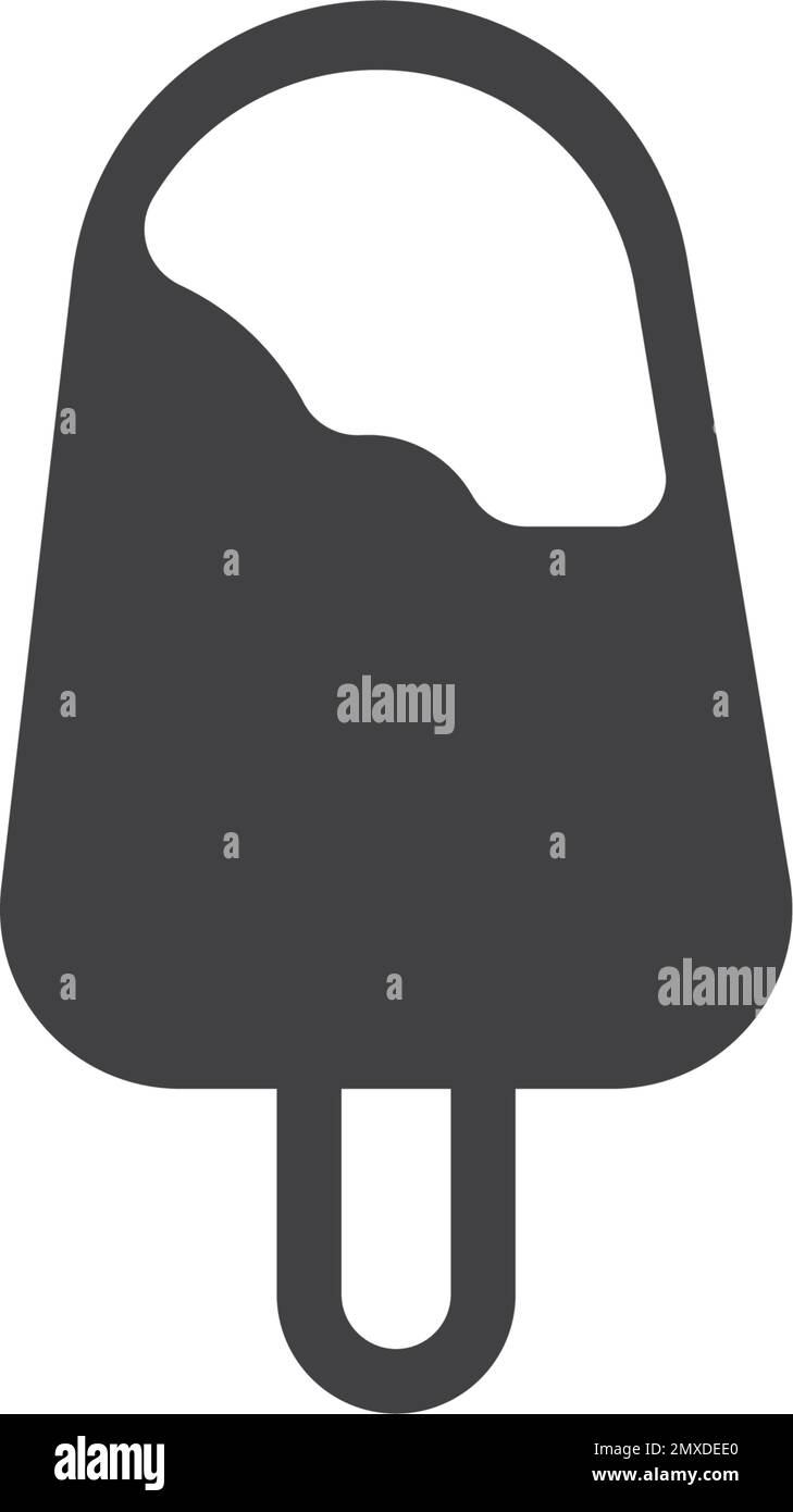 ice cream icon simple flat design Stock Vector Image & Art - Alamy