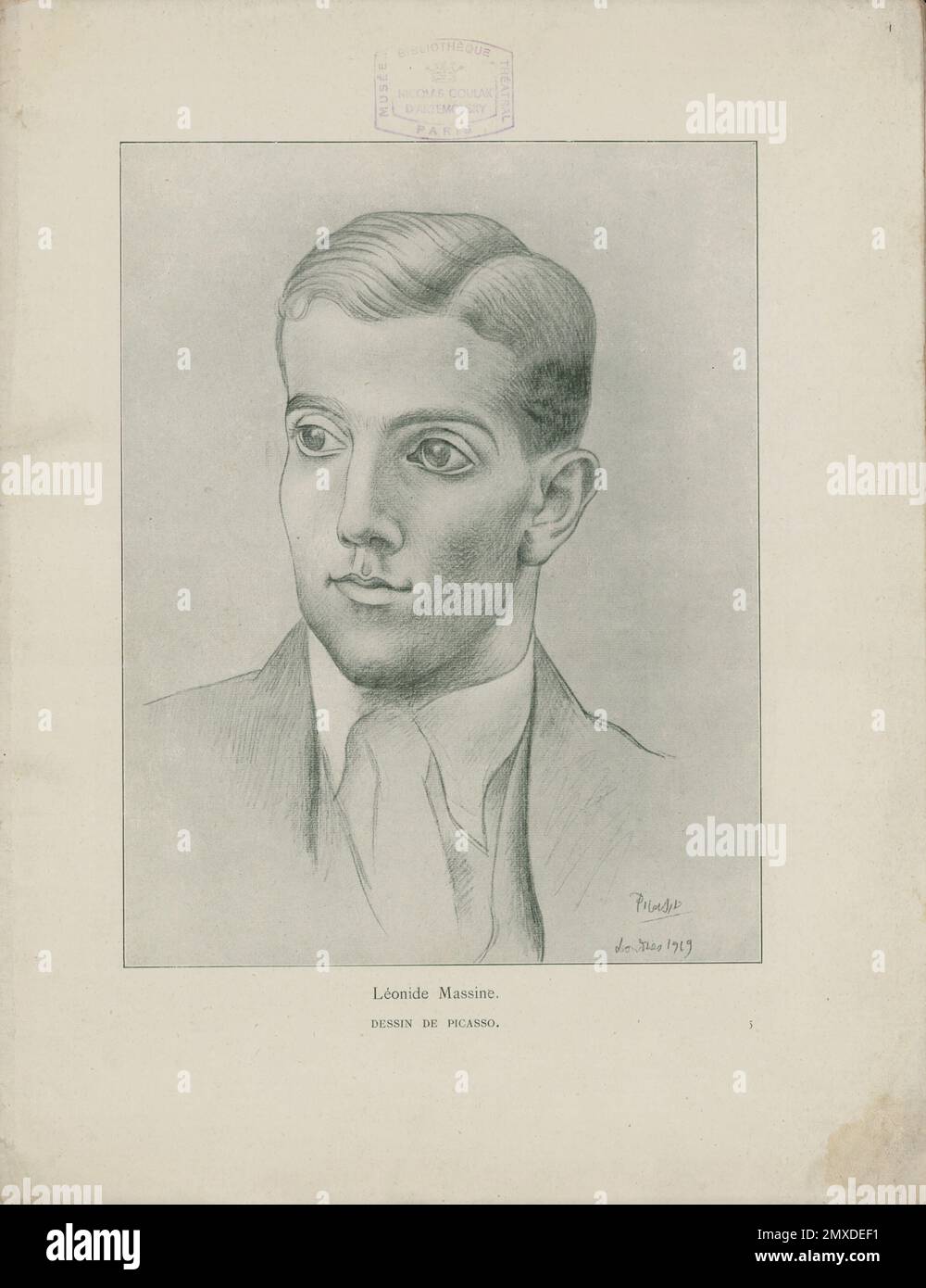 Portrait of the dancer Léonide Massine (1895-1979). Museum: PRIVATE ...