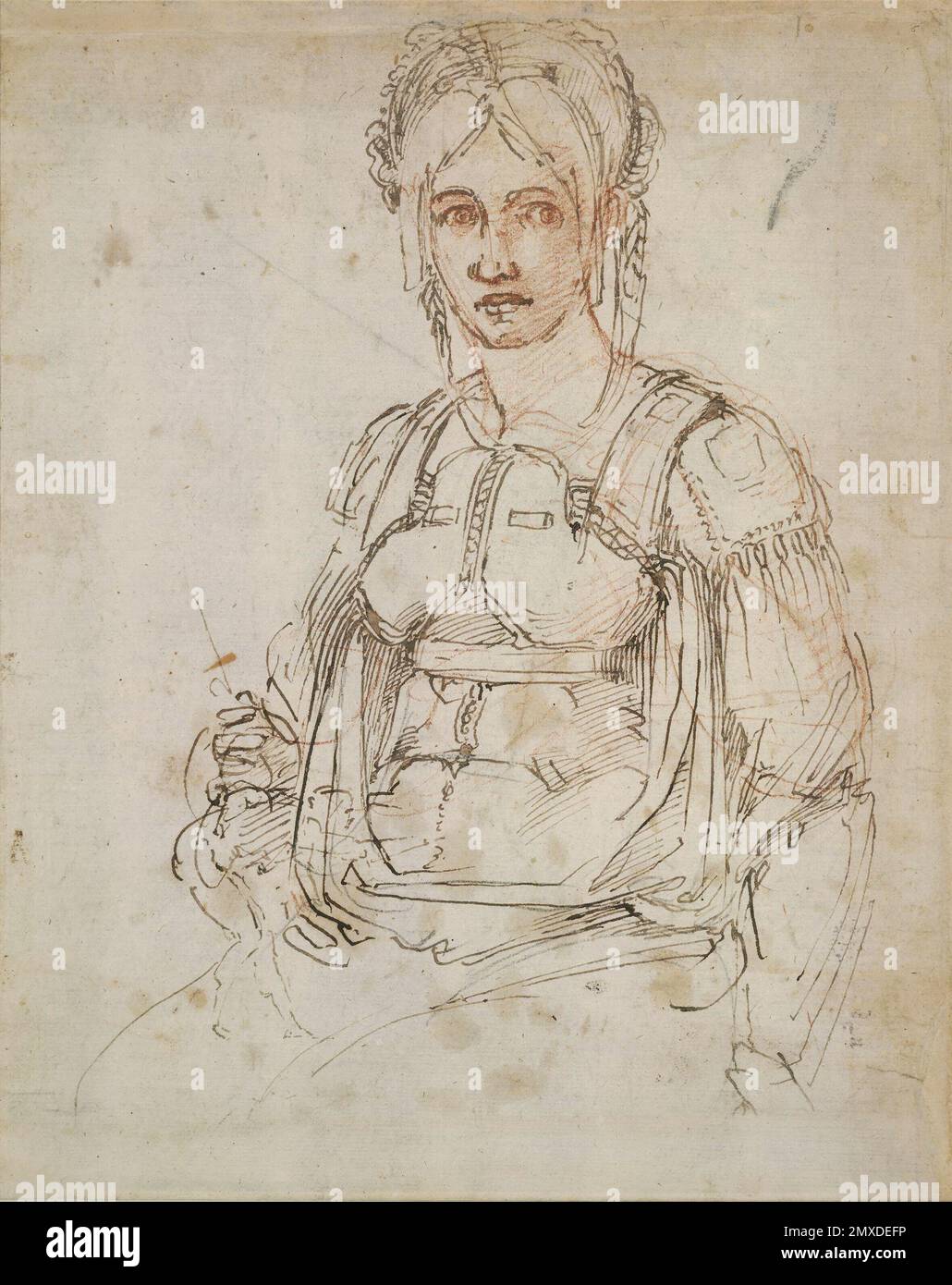 Half-length figure of a woman (Portrait of Vittoria Colonna). Museum ...