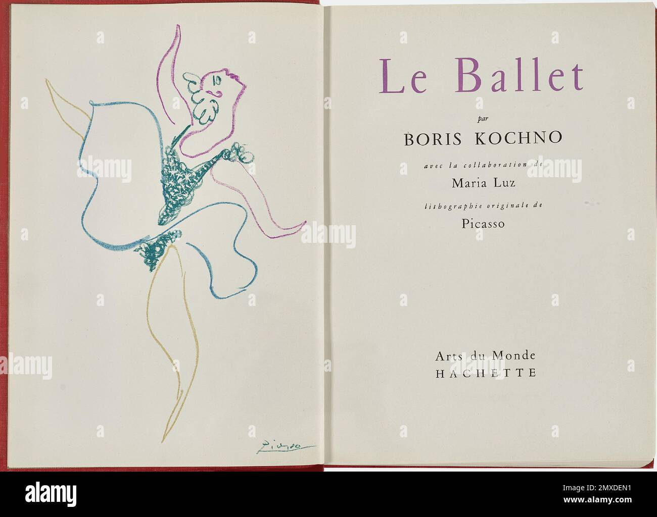 Title page and frontispiece to "Le Ballet" by Boris Kochno. Museum ...