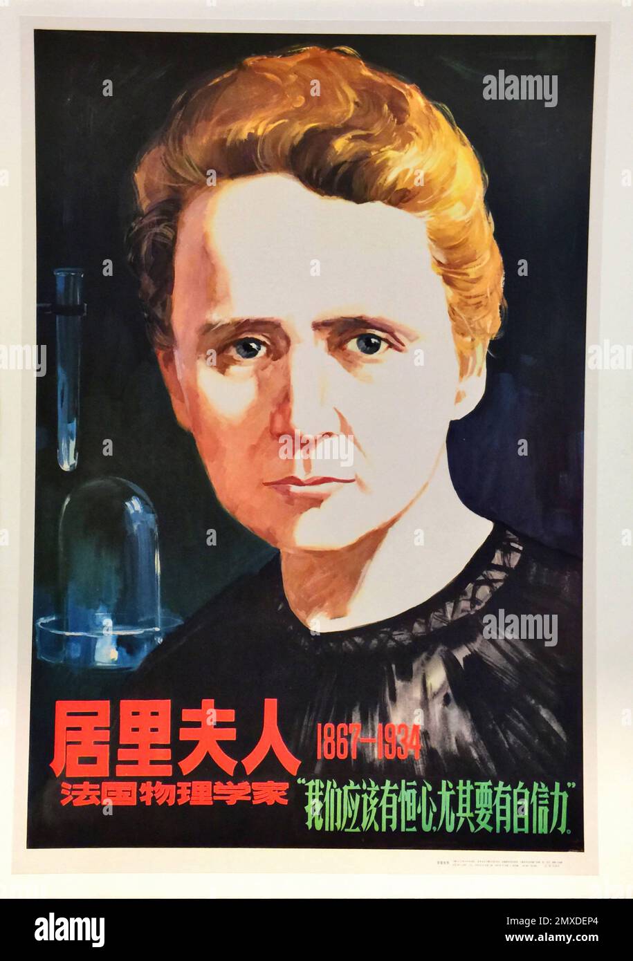 Marie Curie (1867-1934). Museum: PRIVATE COLLECTION. Author: Shen ...