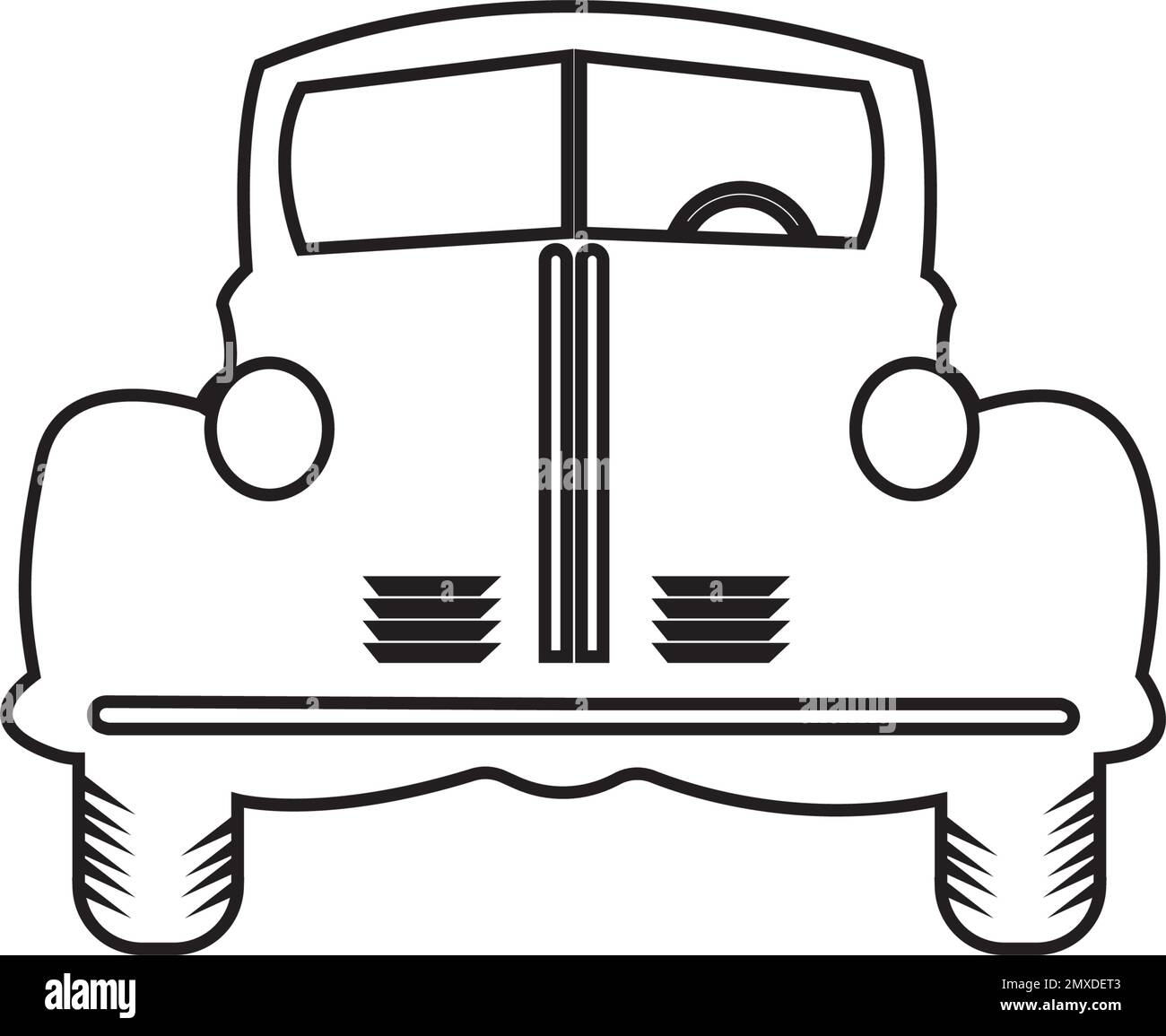 vintage car icon vector illustration design template Stock Vector Image ...