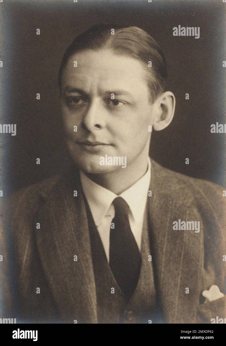 Portrait of T. S. Eliot (1888-1965). Museum: PRIVATE COLLECTION. Author ...