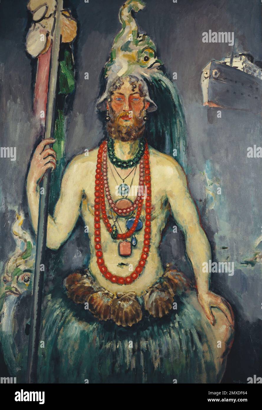 Self-Portrait as Neptune. Museum: Musée national d'art moderne, Centre ...