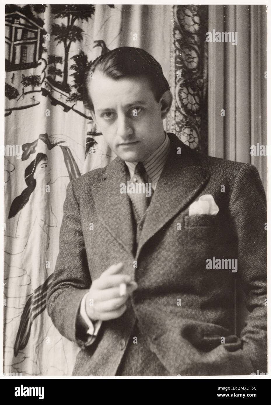 Portrait of André Malraux (1901-1976). Museum: PRIVATE COLLECTION ...