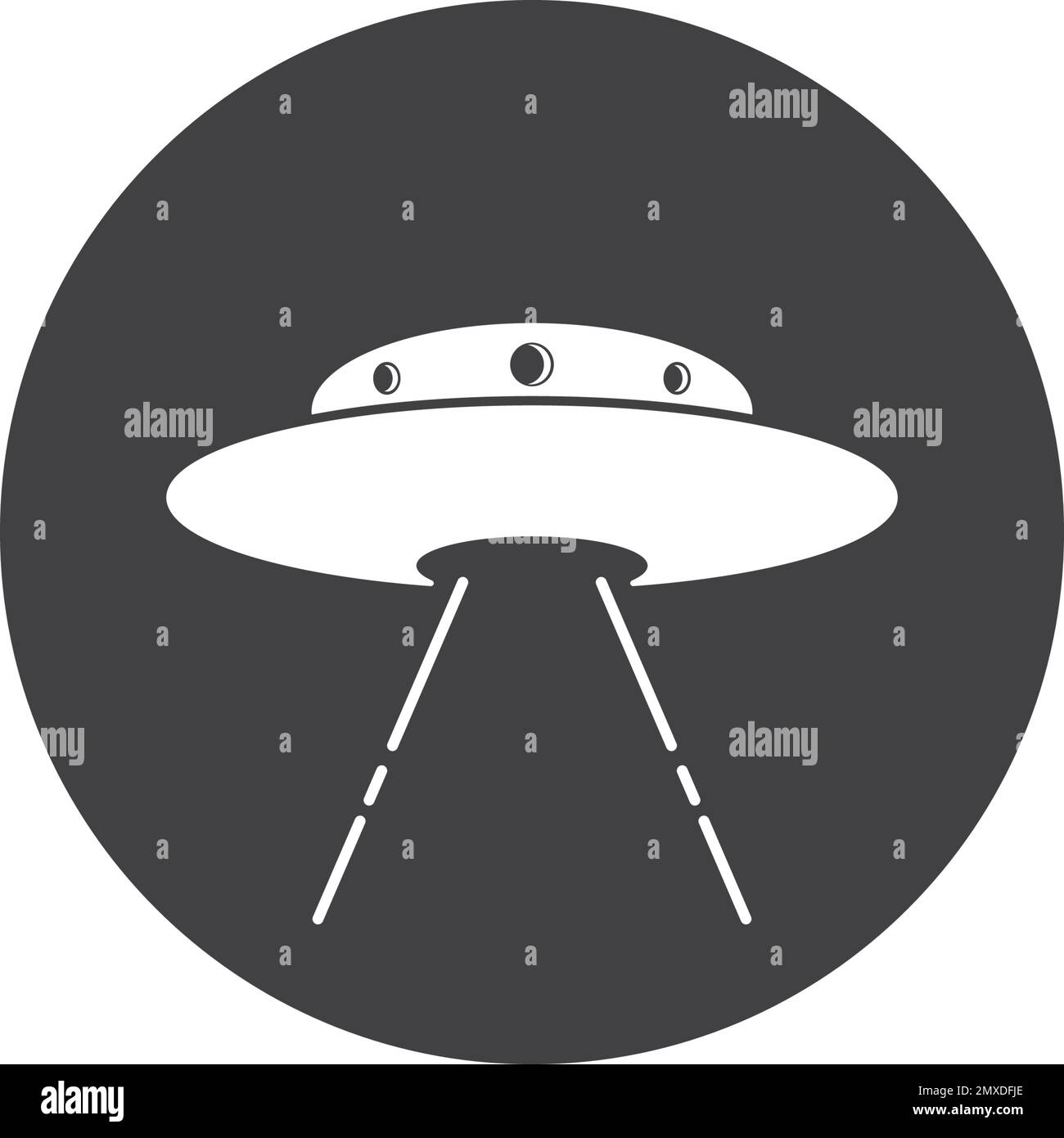 UFO logo vector illustration design template Stock Vector Image & Art ...