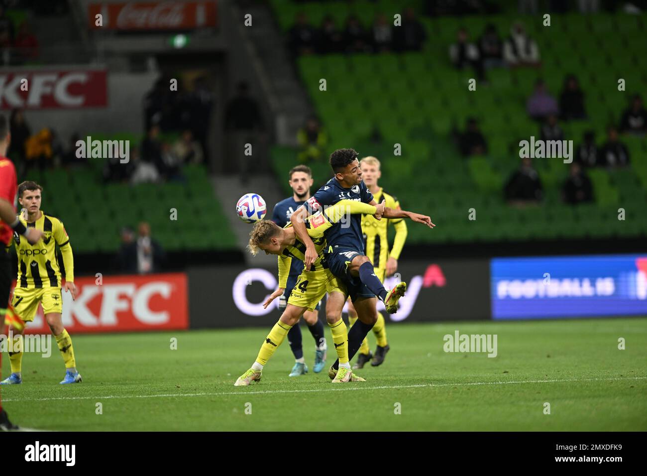 MELBOURNE, AUSTRALIA. 3 February, 2023. Melbourne Victory v Wellington ...