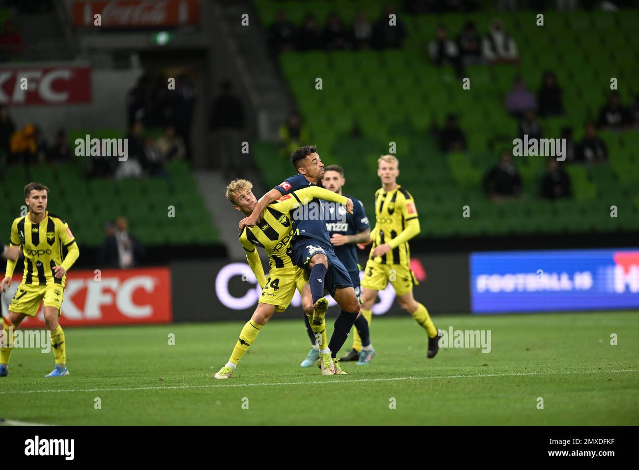MELBOURNE, AUSTRALIA. 3 February, 2023. Melbourne Victory v Wellington ...