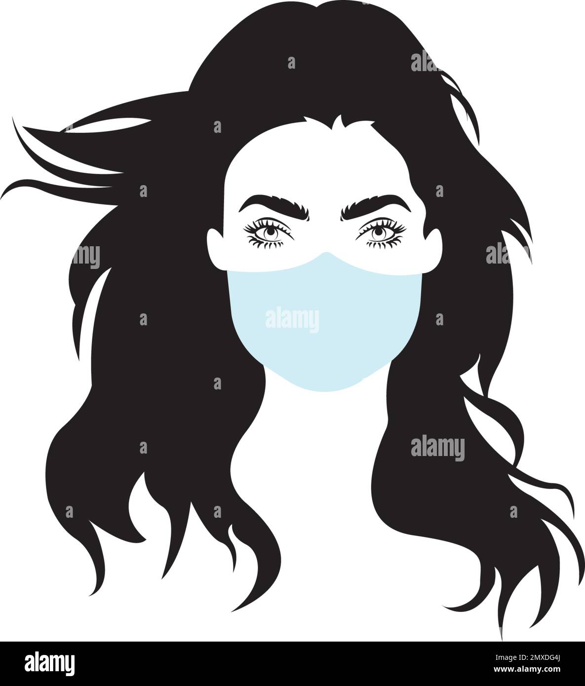 Hairdo vector vectors hi-res stock photography and images - Alamy