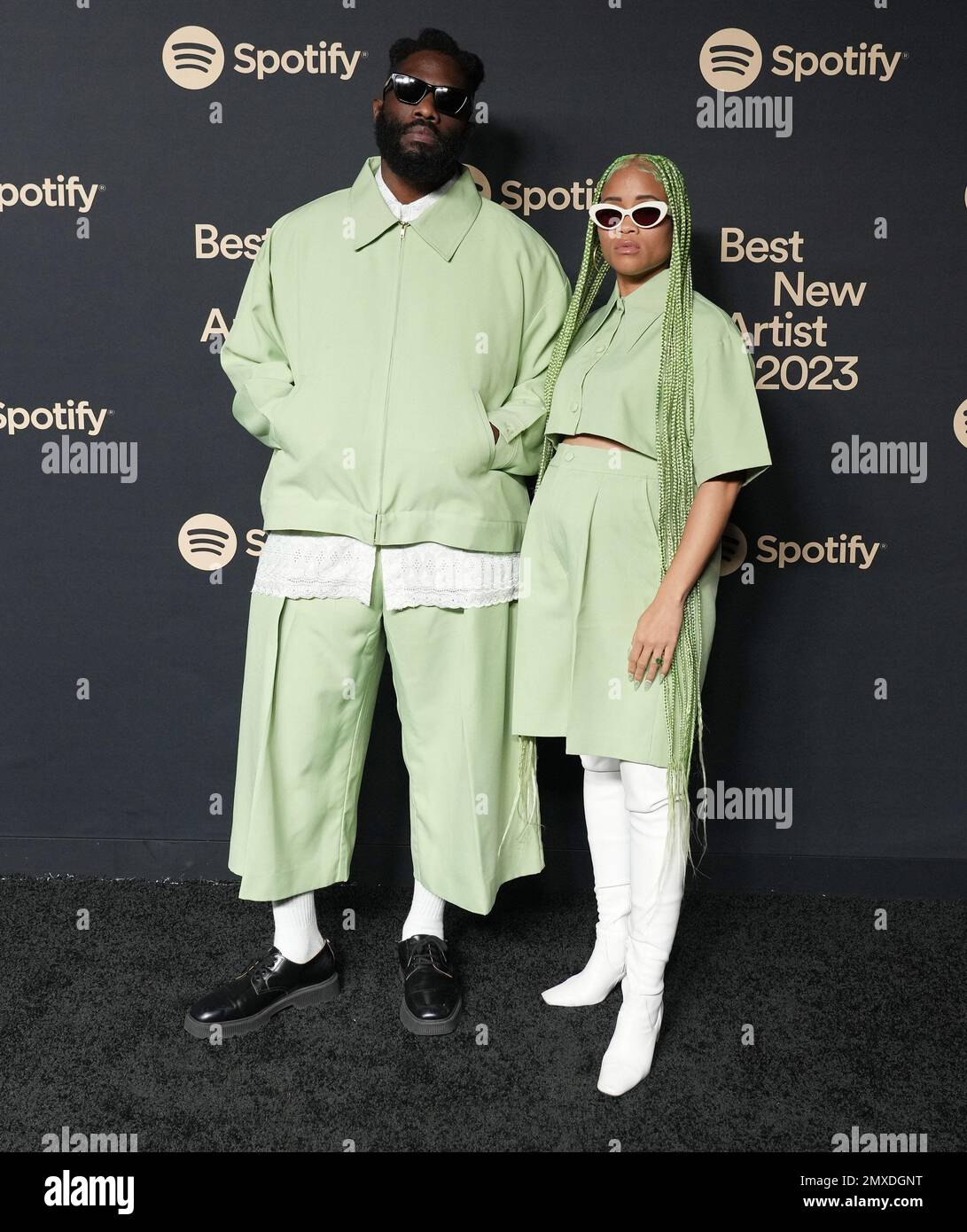 Los Angeles, USA. 02nd Feb, 2023. (L-R) Tobe Nwigwe and Fat Nwigwe ...