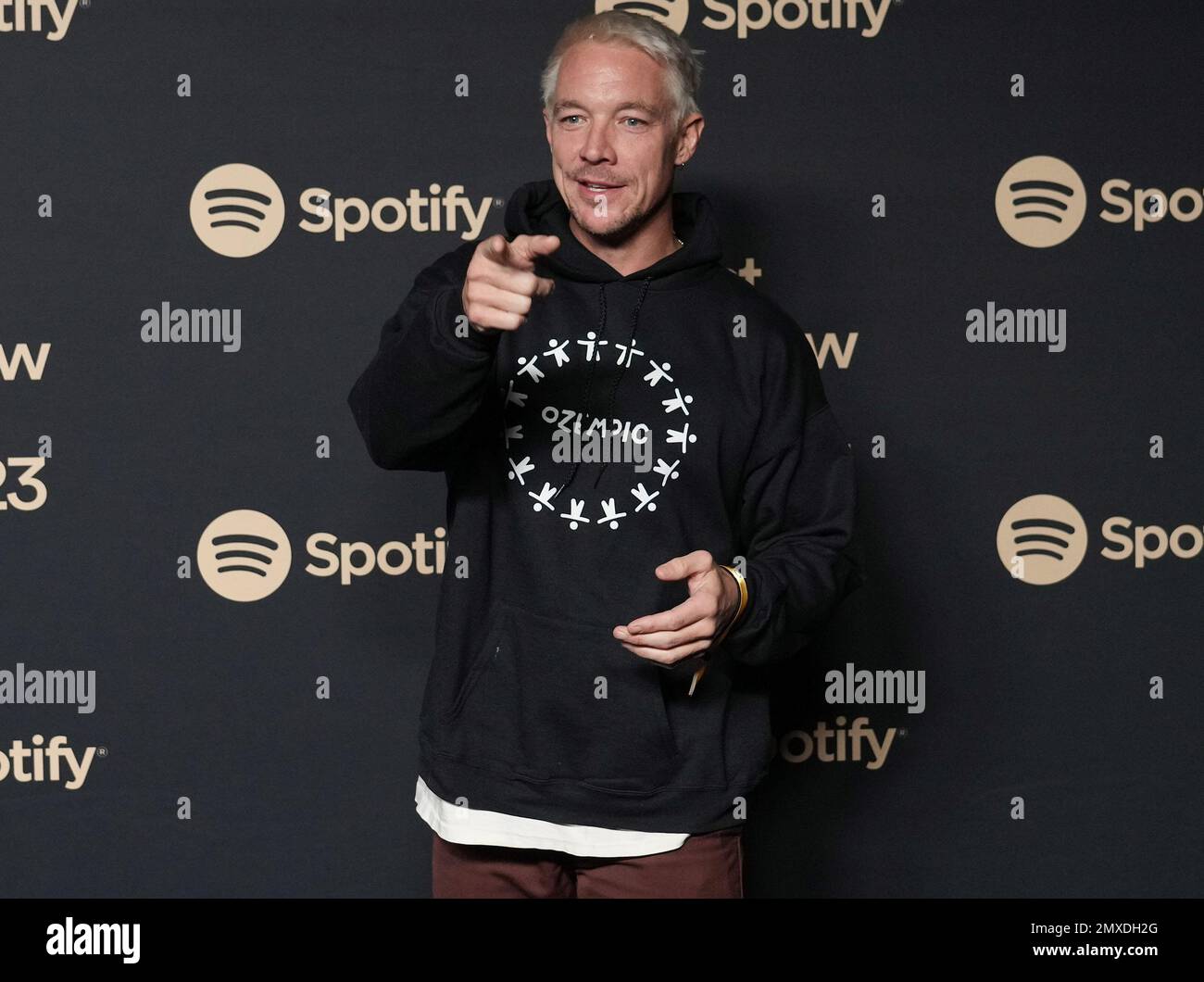 West Hollywood, CA, February 2, 2023. Diplo arrives at the Spotify's ...