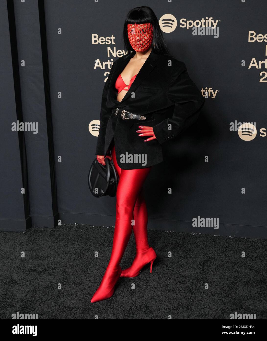 West Hollywood, CA, February 2, 2023. Laya arrives at the Spotify's ...