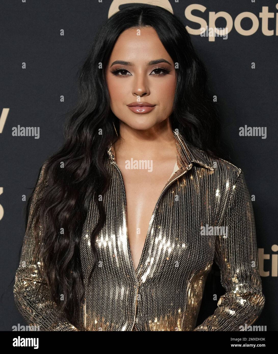 Los Angeles, USA. 02nd Feb, 2023. Becky G arrives at the Spotify's 2023 ...