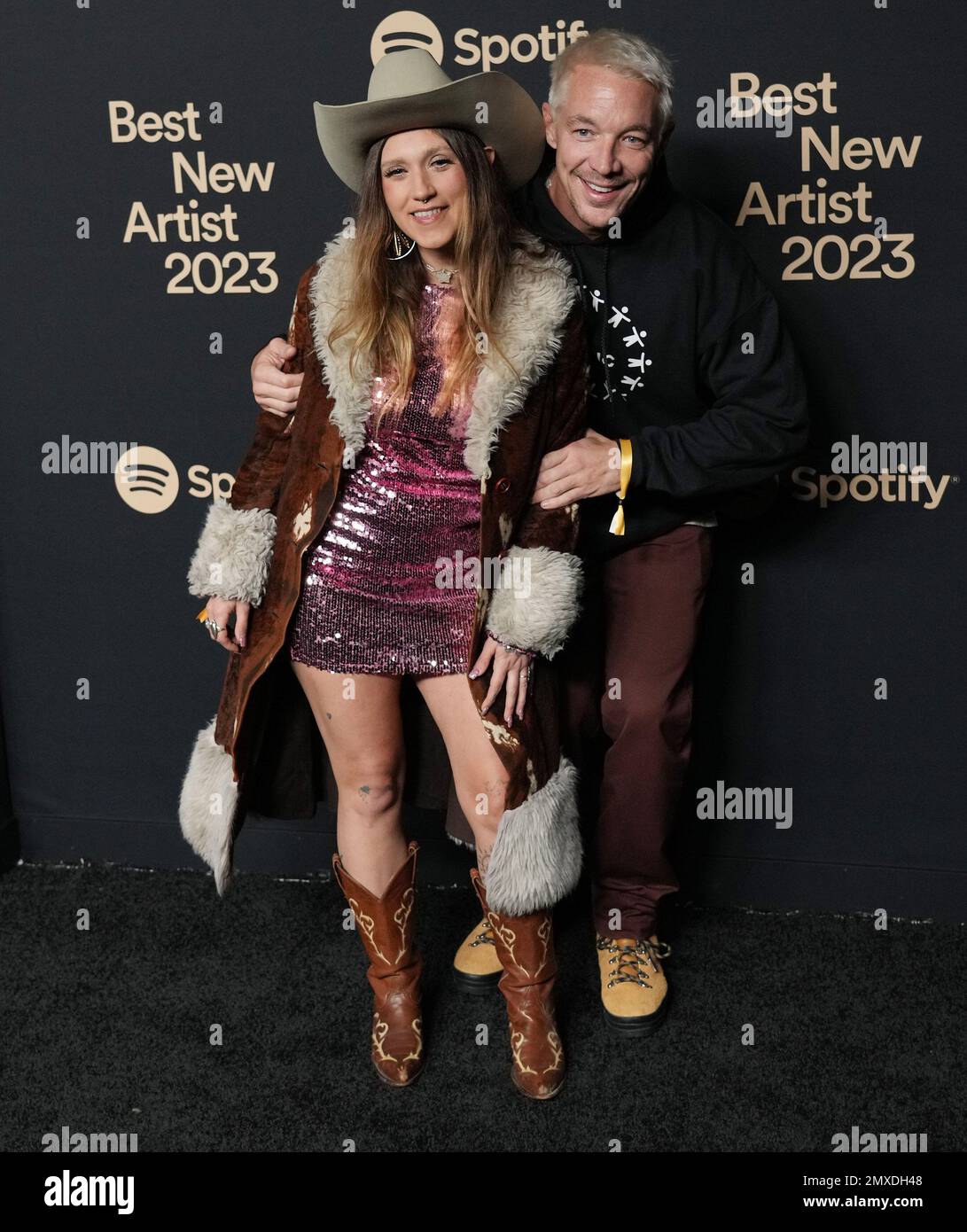 West Hollywood, CA, February 2, 2023. (L-R) Sierra Ferrell and Diplo at ...