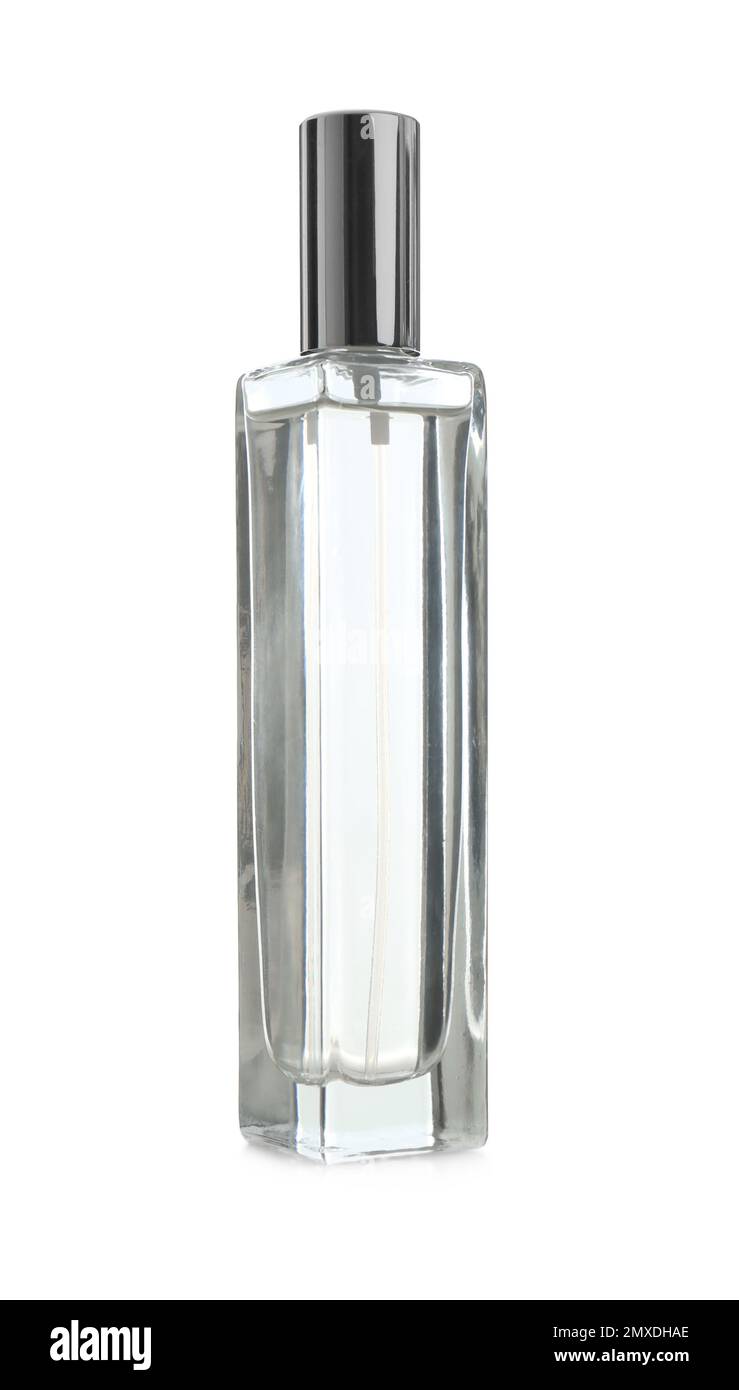Bottle of air freshener isolated on white Stock Photo - Alamy