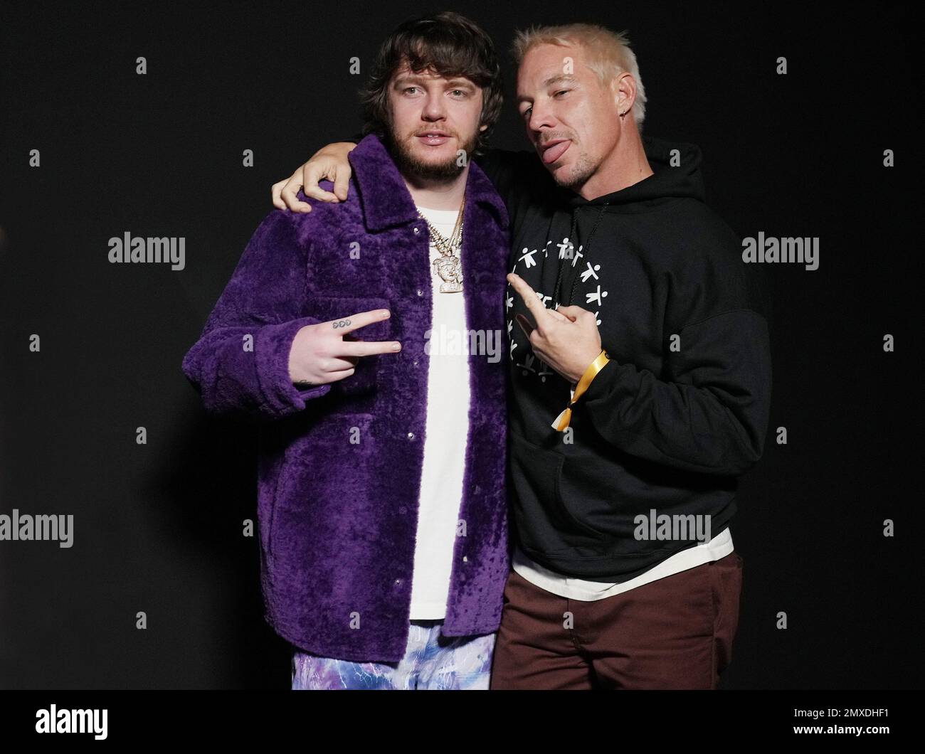 West Hollywood, CA, February 2, 2023. (L-R) Murda Beatz and Diplo at ...