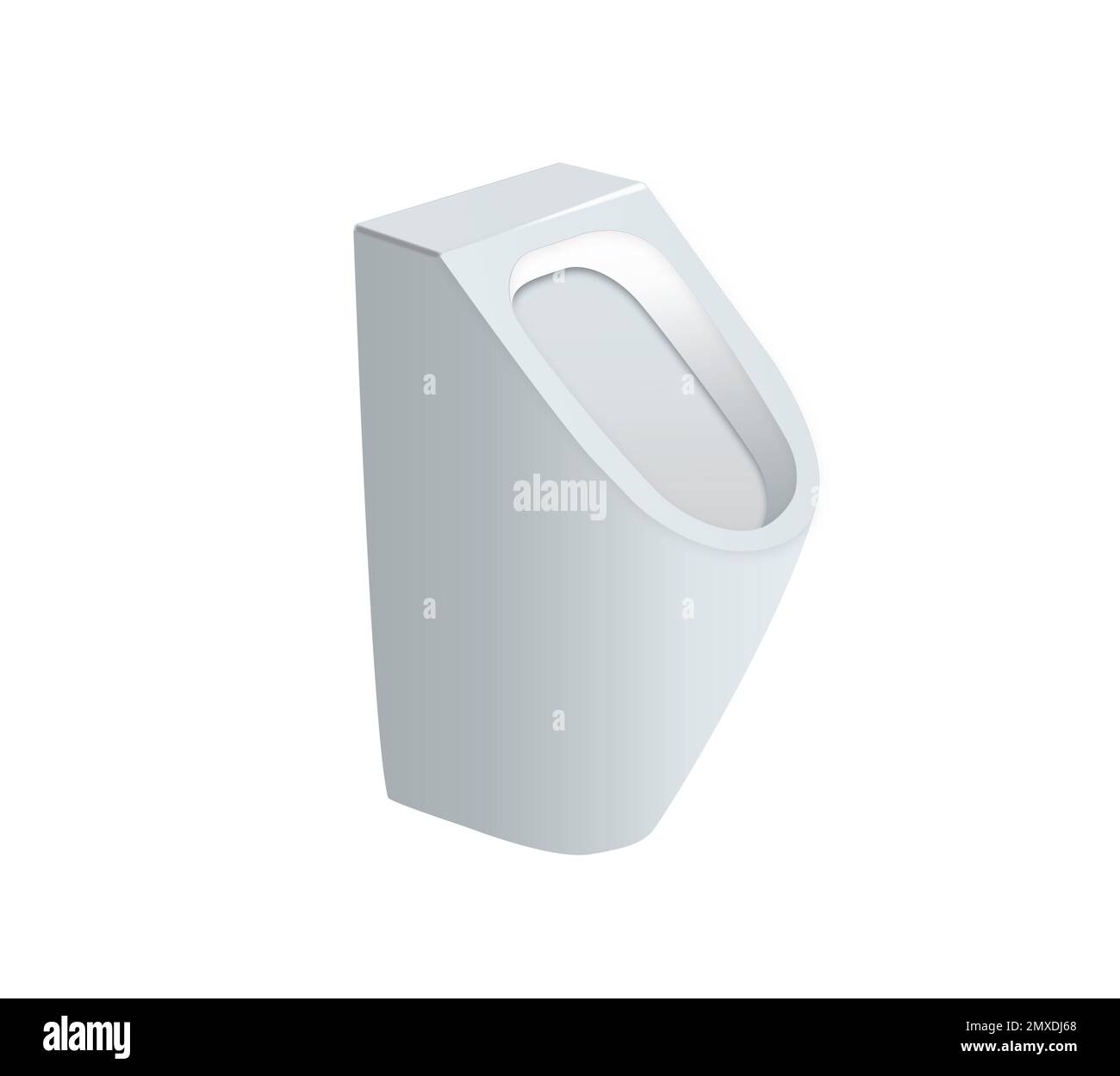White clean ceramic urinal on light background Stock Photo - Alamy
