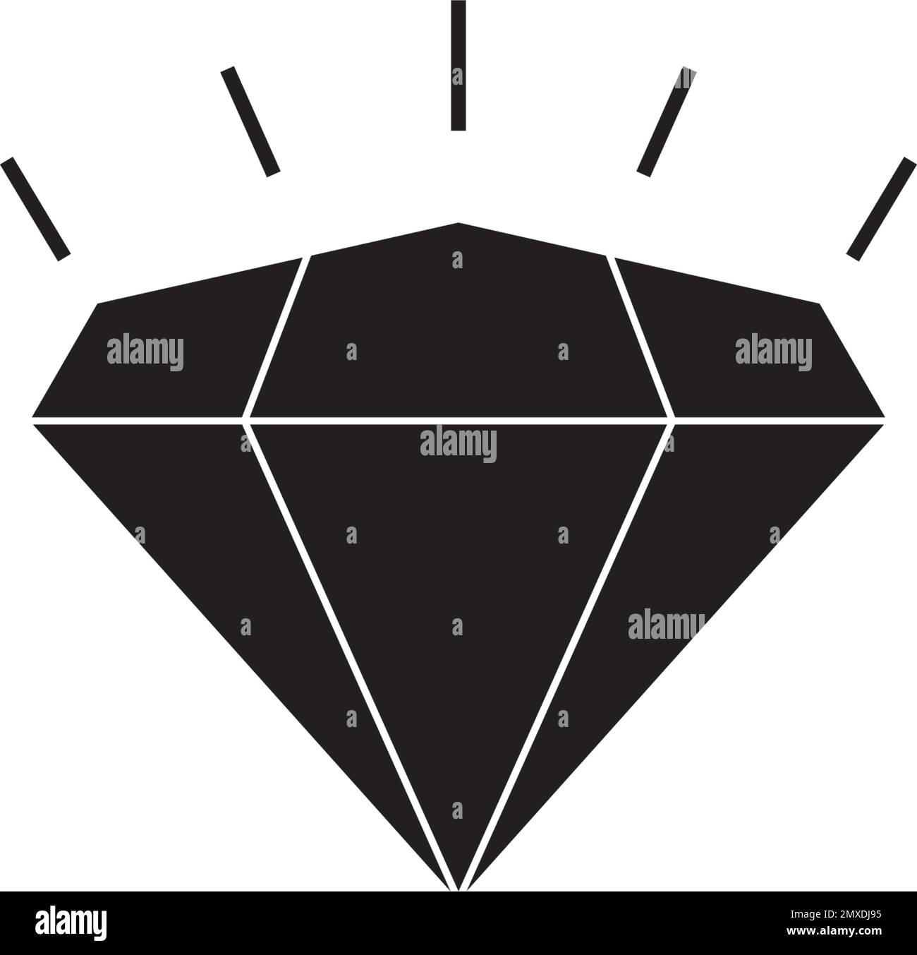 Diamond logo design Black and White Stock Photos & Images - Alamy