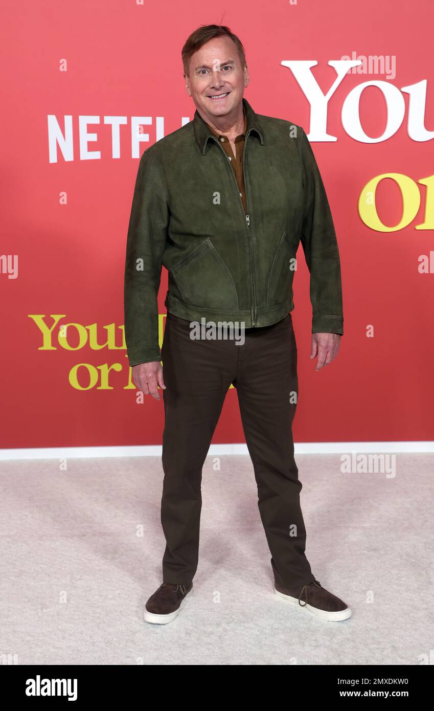 Los Angeles, Ca. 2nd Feb, 2023. Michael Hitchcock at the Netflix World ...