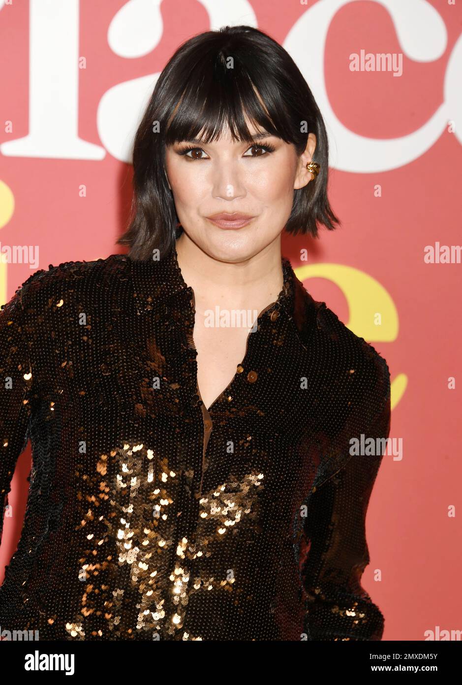 LOS ANGELES, CALIFORNIA - FEBRUARY 02: Zoë Chao attends the world ...