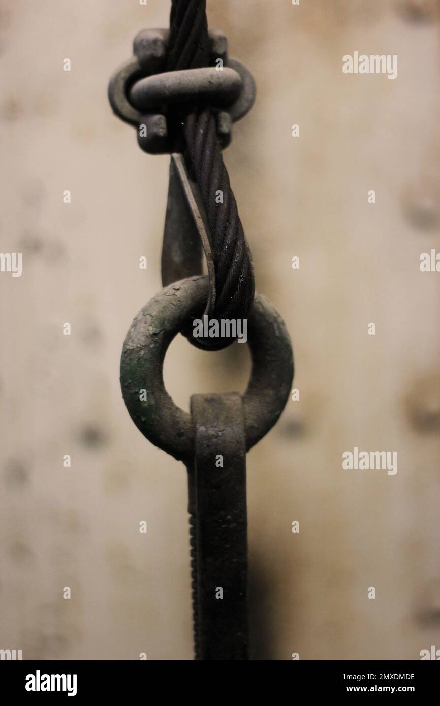 A heavy duty industrial metal connection Stock Photo - Alamy