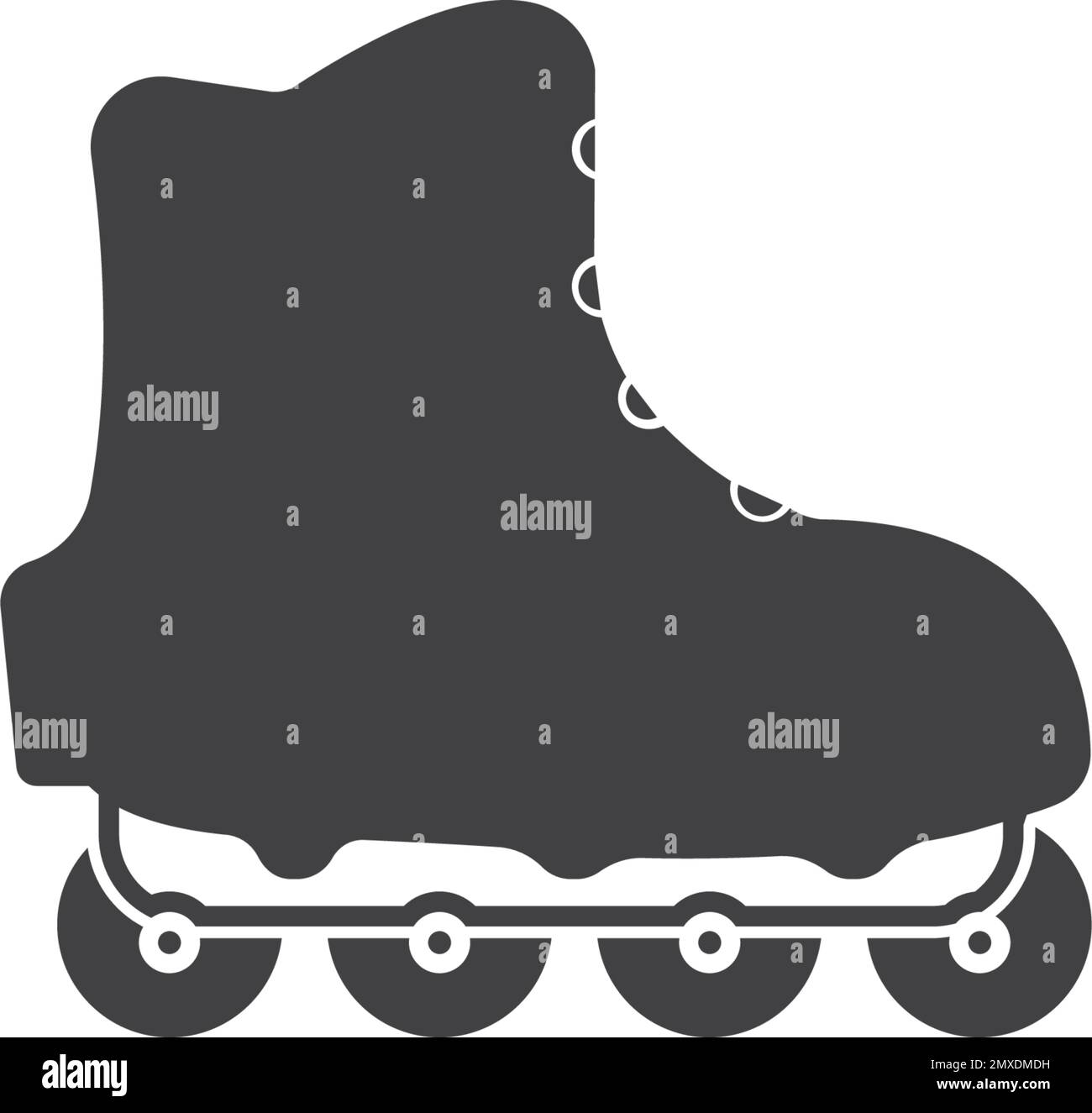 skate logo vector illustration design template Stock Vector Image & Art ...