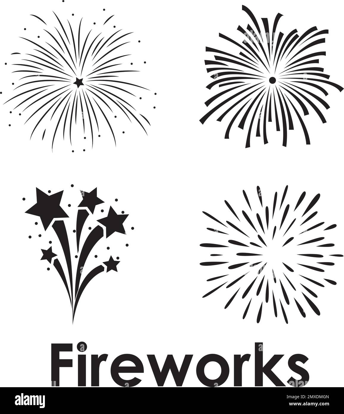 Fireworks icon vector illustration logo design Stock Vector Image & Art ...