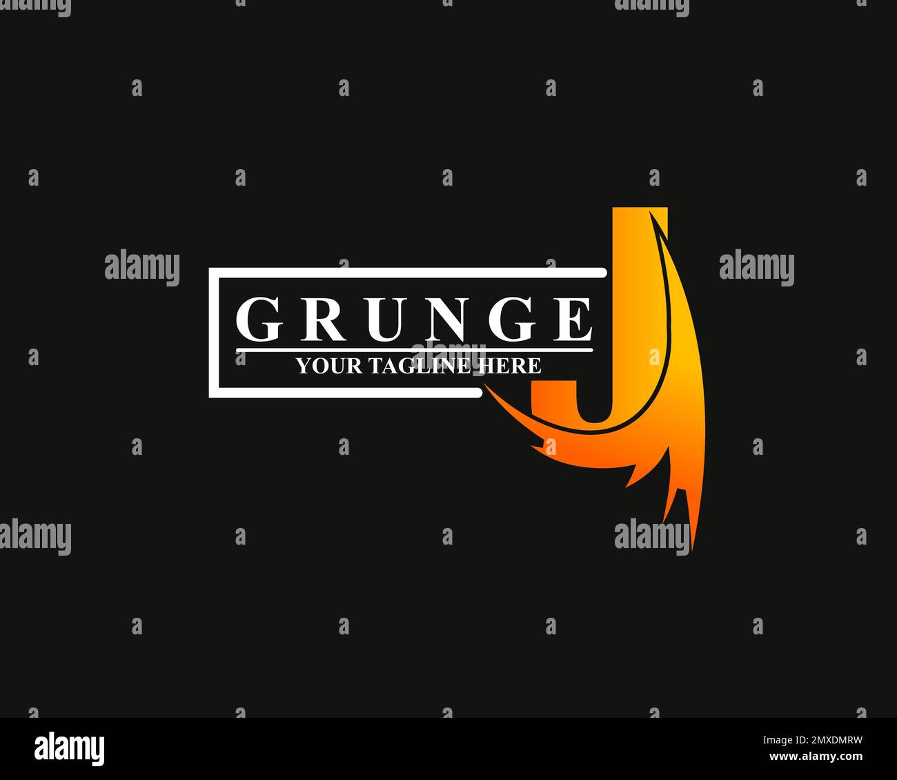 Modern logo design Letter J Combine with lightning in gradient color ...