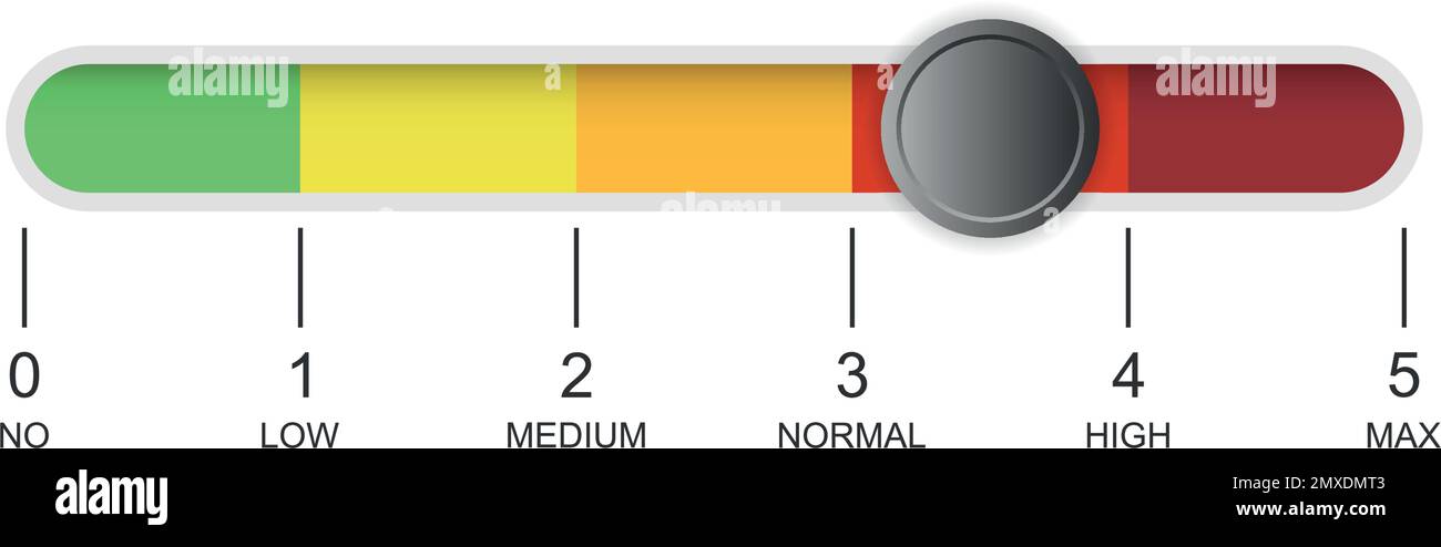 Switch slider icon in flat style. Volume control vector illustration on ...