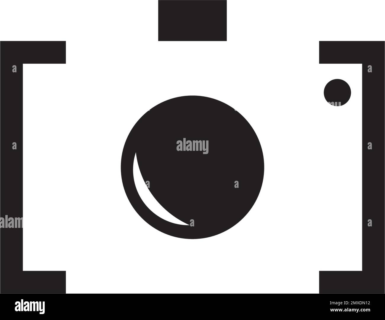 Camera lens icon vector illustration logo design Stock Vector Image ...