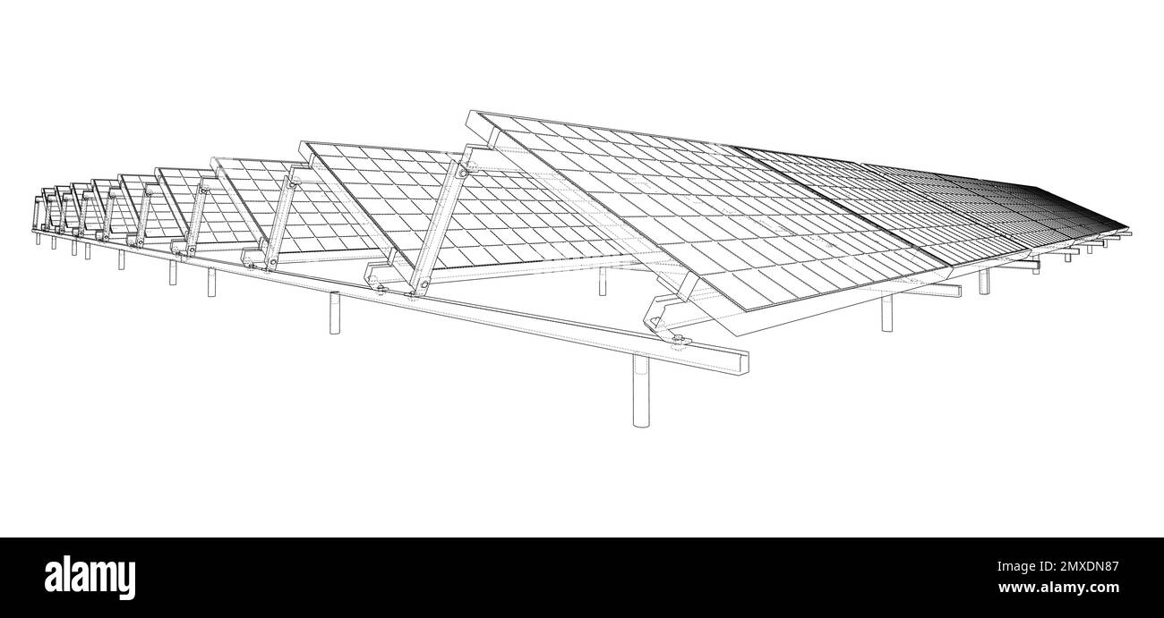 Solar Panel Concept. Vector Stock Vector Image & Art - Alamy