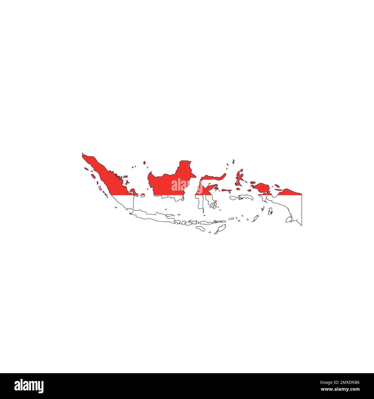 Map indonesia Cut Out Stock Images & Pictures - Alamy
