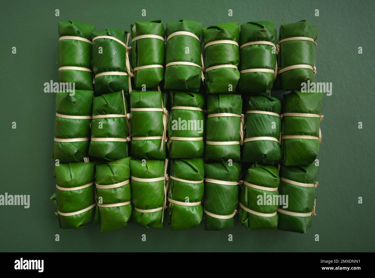 top view thai tradition sweet dessert made with bean coconut milk ...