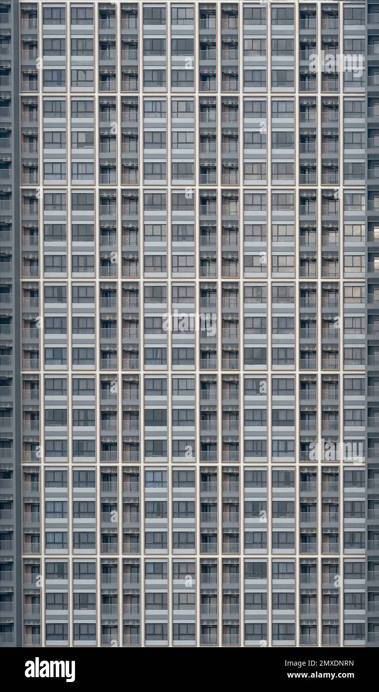 flat outside seamless pattern of modern terrace steel glass wall window ...