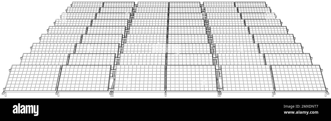 Solar Panel Concept. Vector Stock Vector Image & Art - Alamy