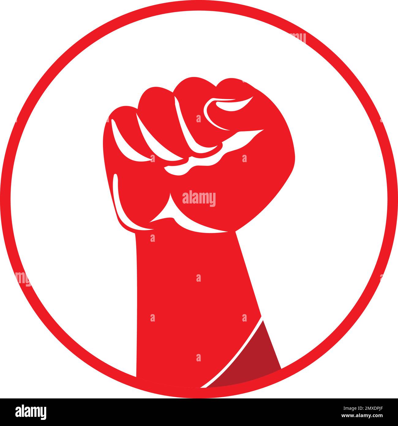 fist icon, depicting a fiery spirit, vector illustration logo design ...