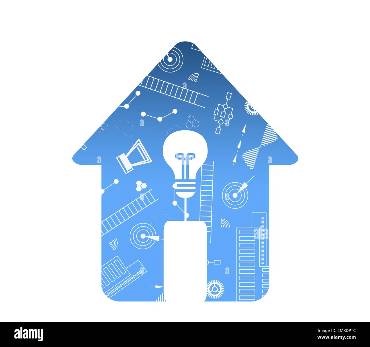 Future creative home Cut Out Stock Images & Pictures - Alamy