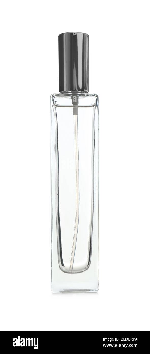 Bottle of air freshener isolated on white Stock Photo - Alamy