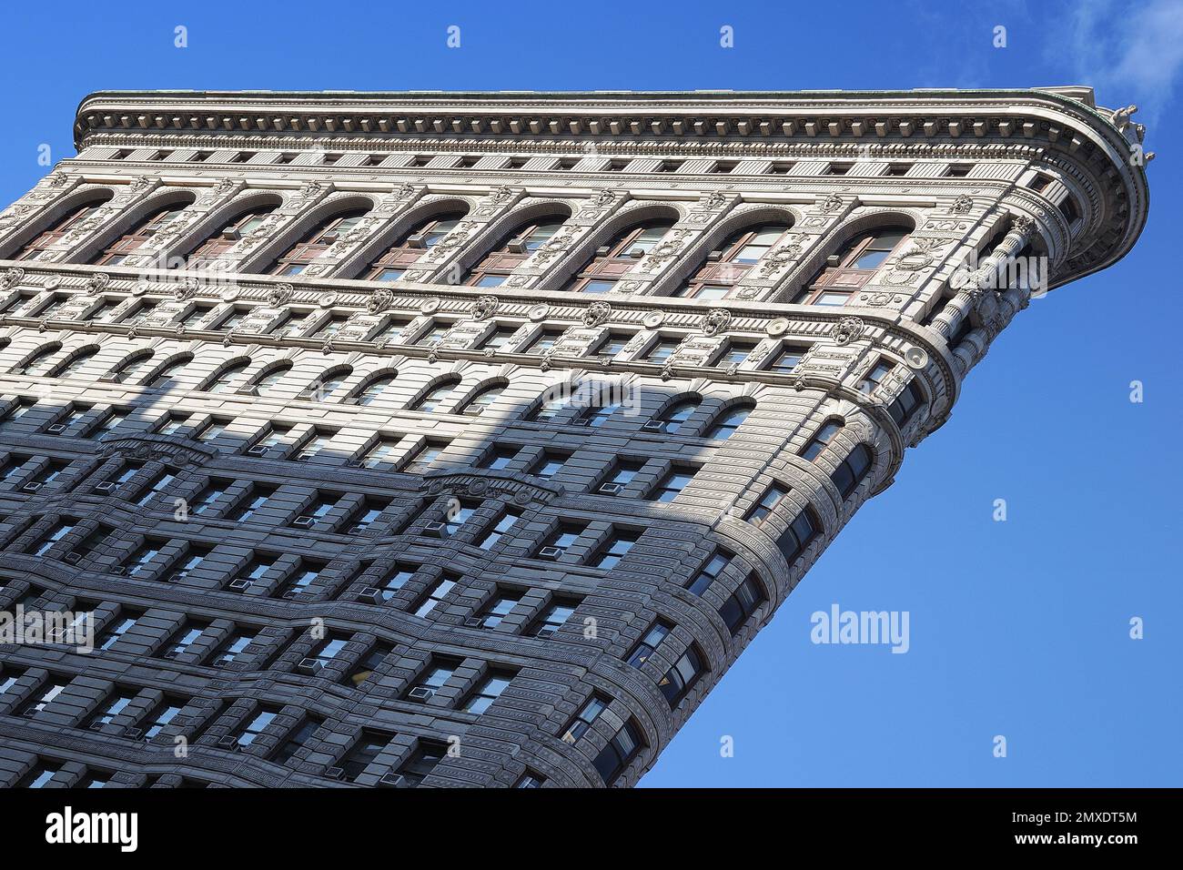 Flatiron Building, triangular skyscraper in New York, stands tall at ...
